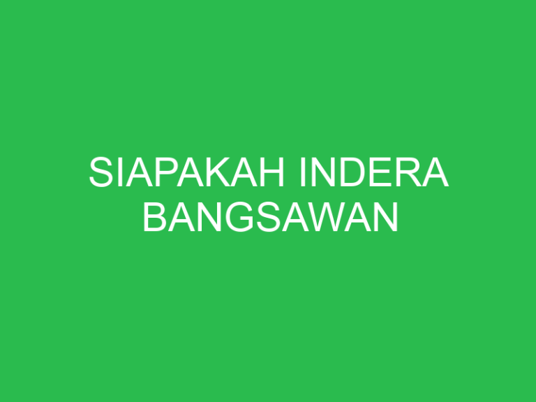 Siapakah Indera Bangsawan | Uspace.id